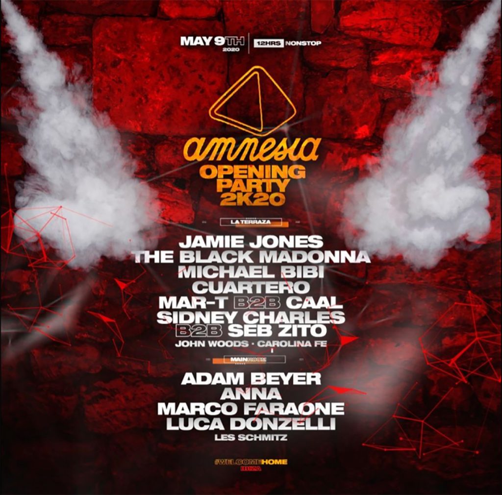 Amnesia Ibiza Summer Line-Up 2020 - Notion