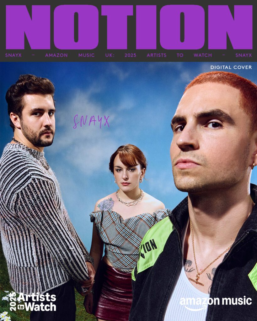 Amazon Music UK: 2025 Artists to Watch Digital Cover - SNAYX - Notion