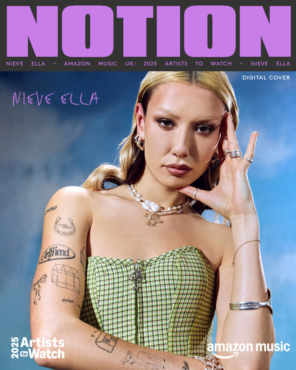 Amazon Music UK: 2025 Artists to Watch Digital Cover - Nieve Ella - Notion