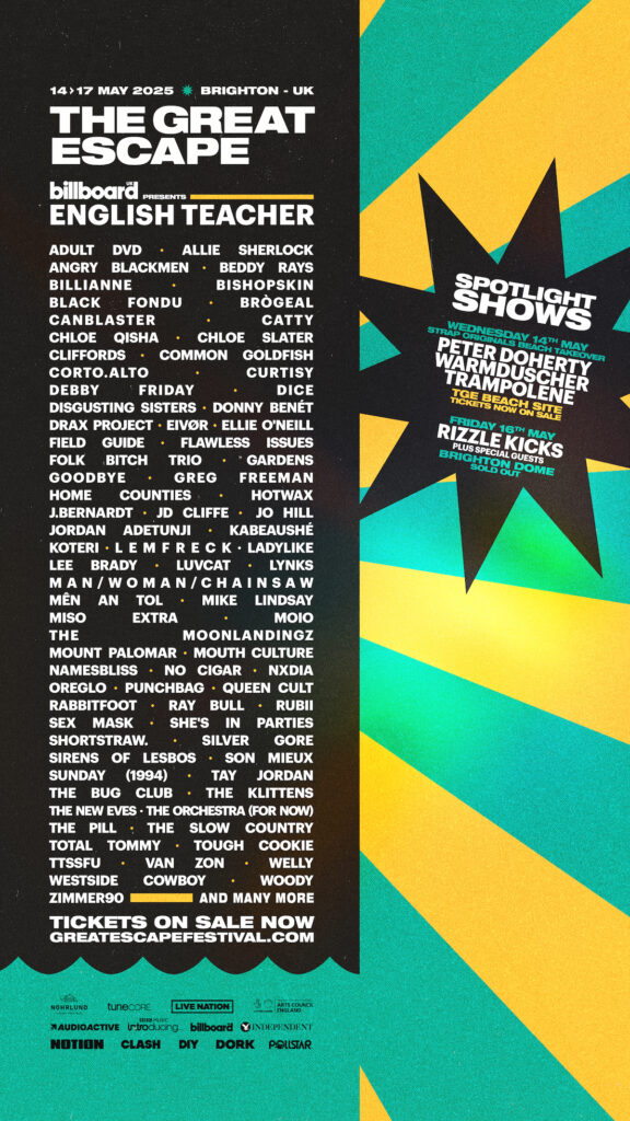 The Great Escape Adds Over 100 New Artists To 2025 Lineup - Notion