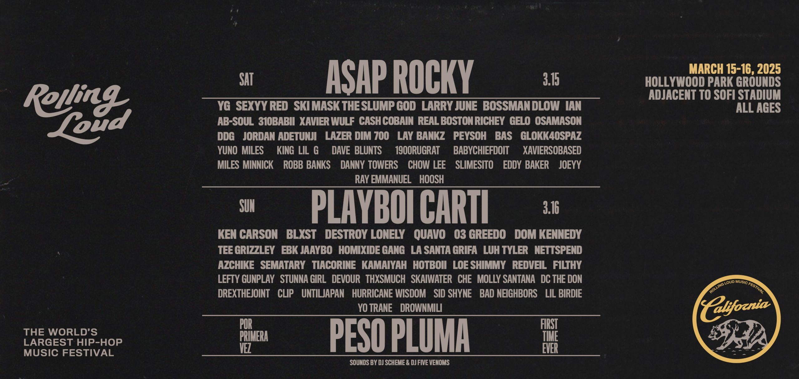 Rolling Loud California Unveils Star-Studded 2025 Lineup - Notion